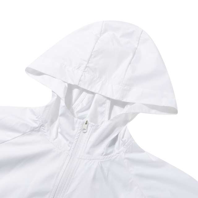 Adidas jacket white female winter new wind -proof running thin Taobo ...