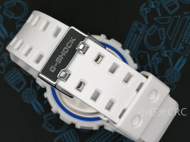 CASIO Casio watch male G-SHOCK large dial trend GA-100B-7A white ...