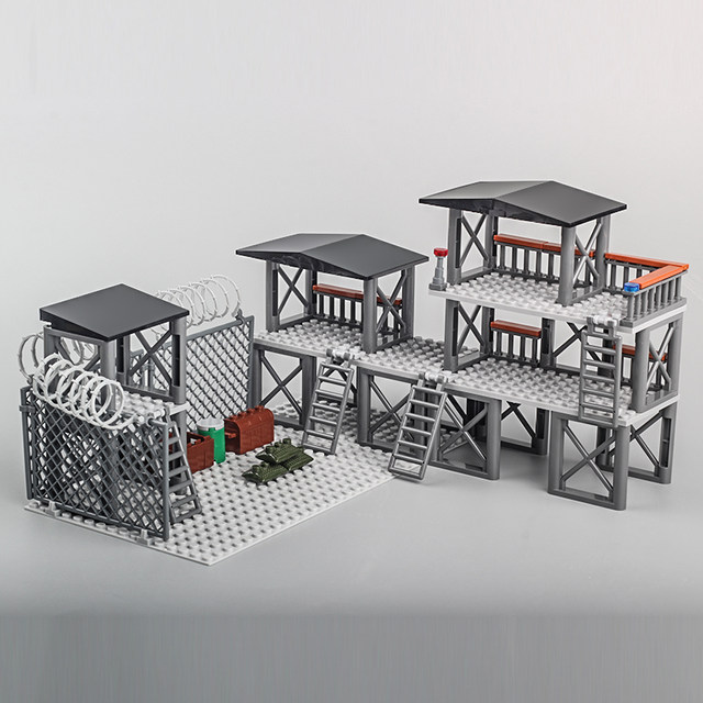 New product military war base sentry tower fortress house prison ...