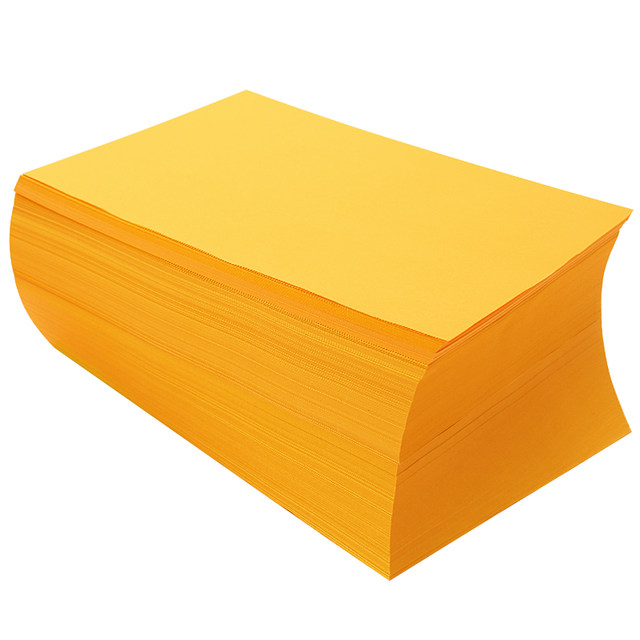 a4 printing paper orange copy paper a4 yellow 70g orange color paper ...