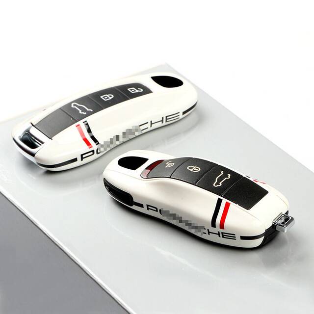 Suitable for Porsche key shell 718 new Cayenne 911 Panamera macan pink ...