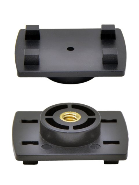 Universal mobile phone tablet fixture 1/4 screw port turn four-buckle ...