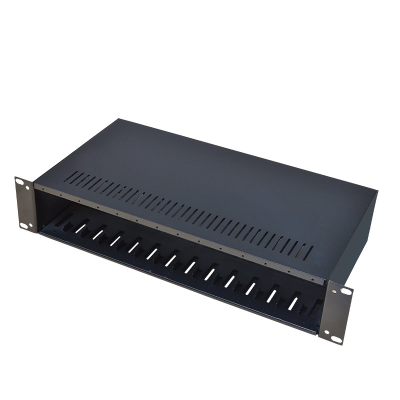 Rack de Transceptores de Fibra Óptica Rayshine de 14 Ranuras - Doble ...