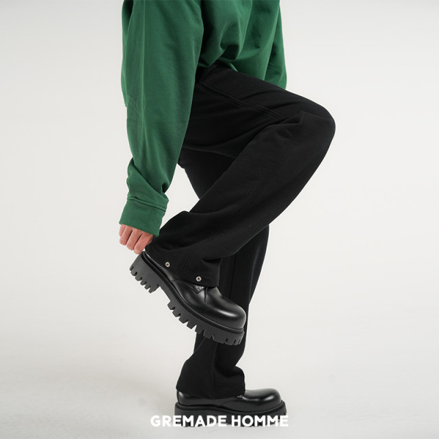 GREMADEcobrax four-button island organic cotton non-bulging raw edge ...