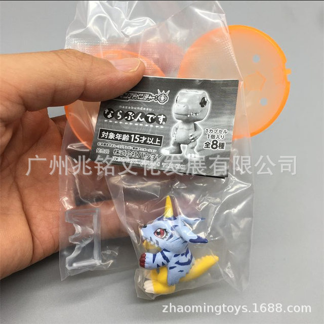 Digimon Gacha, Queue, Patamon, Agumon, Tilmon, Gabumon, Doll, Ornament