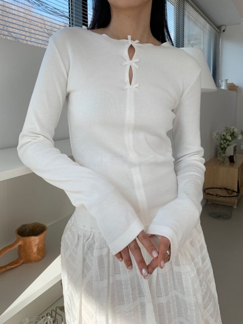 Unique SEI Korean version of early spring bow with water droplet ...