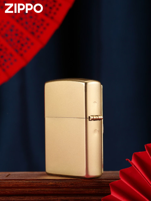 Zippo official lighter Golden auspicious cloud turntable genuine ...