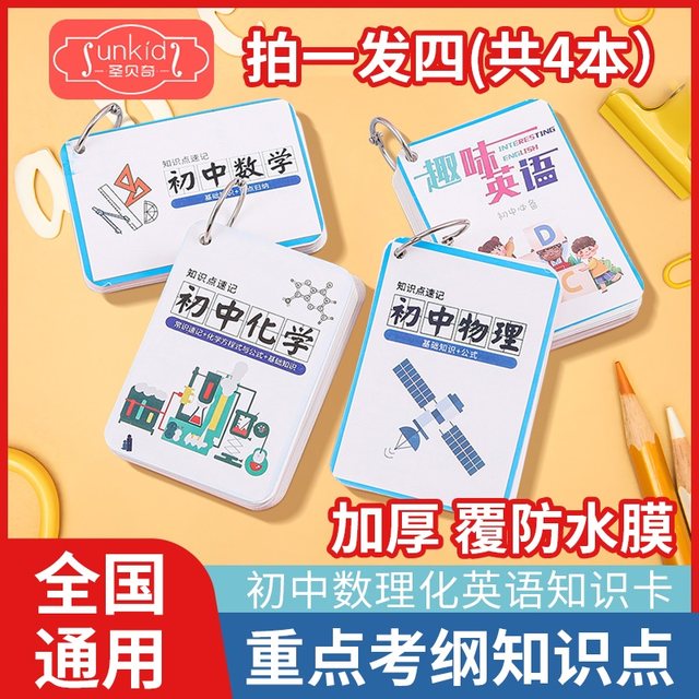 Junior high school mathematics, physics and chemistry knowledge point ...