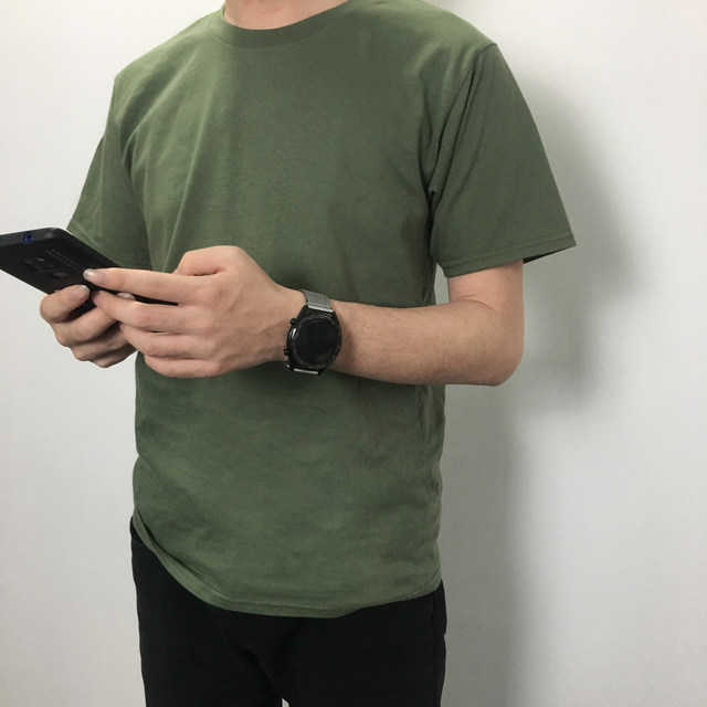 180g Running Beautiful version of Candy Color T -shirt Cotton 24 Porn Couple Parent -Child ...