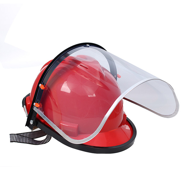 Hard hat mask welding protection full face transparent PVC anti-splash ...