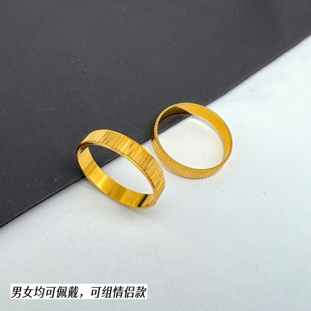 Ancient French rings for women, light luxury, simple design, men's and women's models ...