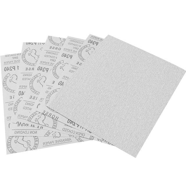 Genuine Korean imported horse brand sandpaper dry sandpaper woodworking ...