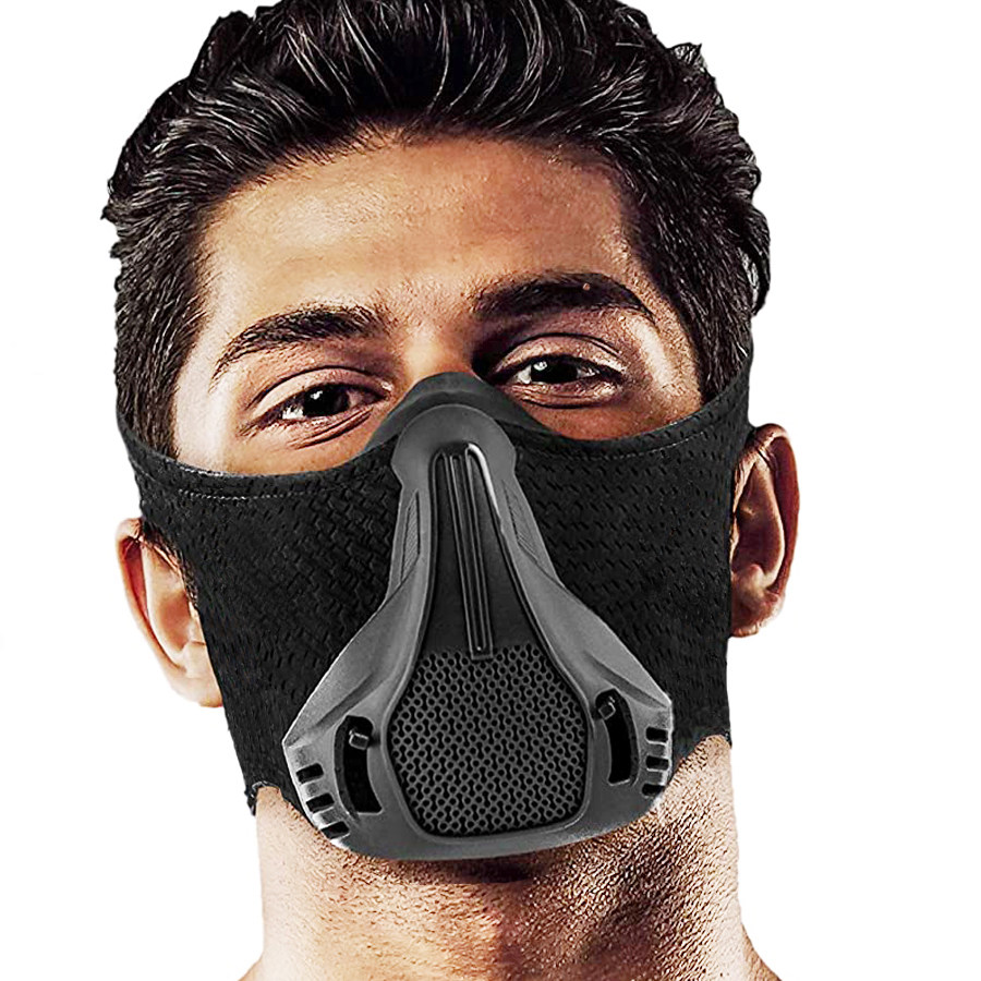 Oxygen Barrier Mask for High Altitude Cardio Training