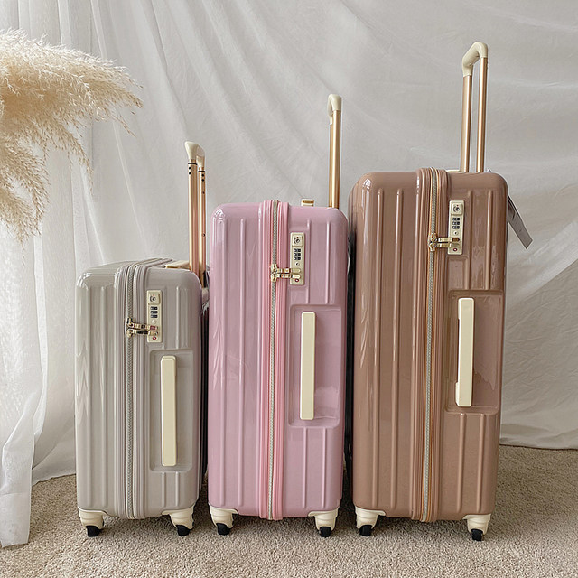 airway Japanese net red suitcase mute universal wheel student suitcase ...