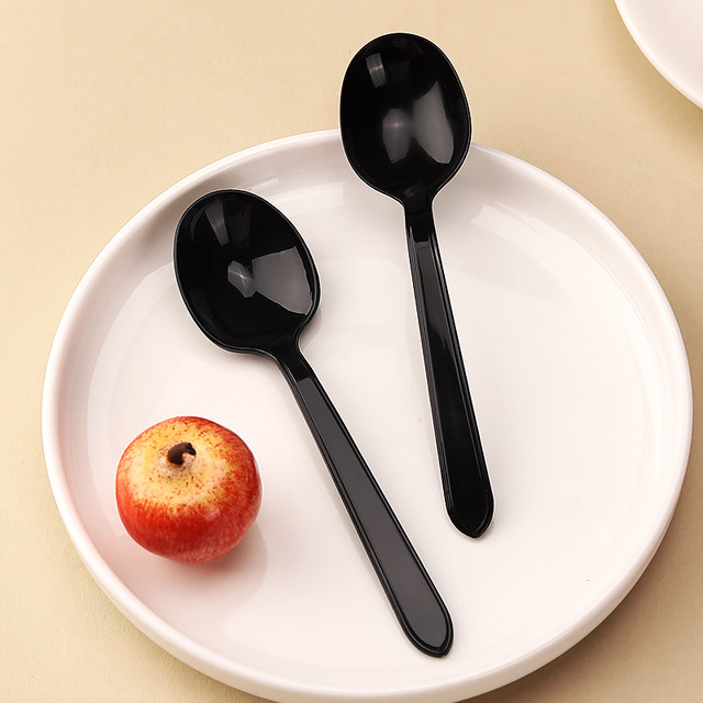Disposable spoon separate packaging Food -grade KFC cake desserts Steak ...