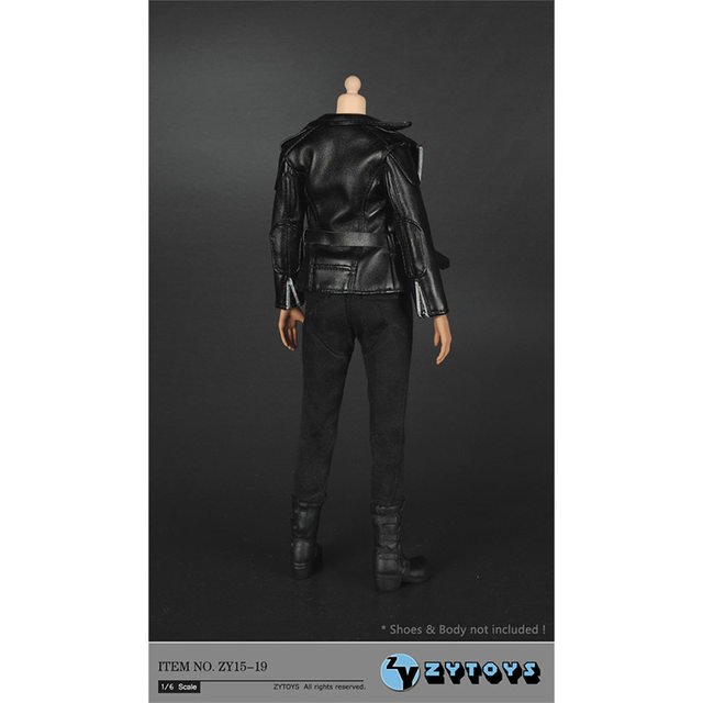 ZYTOYS1/6 Terminator T-800 Soldier Figure Women's Leather Suit ZY15-19 Spot