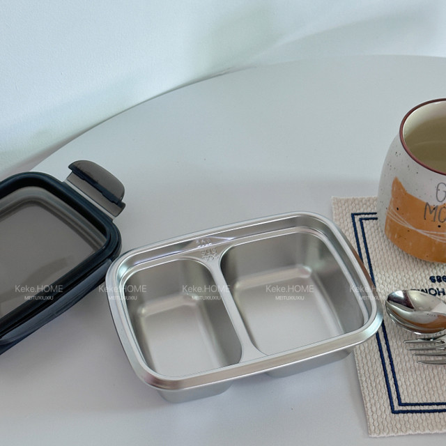 304 stainless steel lunch box, food grade lunch box with lid, special lunch box for students and ...