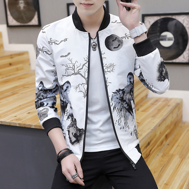 2020 Spring and Autumn Jackets Men's Slim New Casual Tops Baseball ...