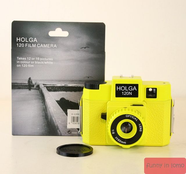 Holga120n camera light leakage master Black color version of plastic ...