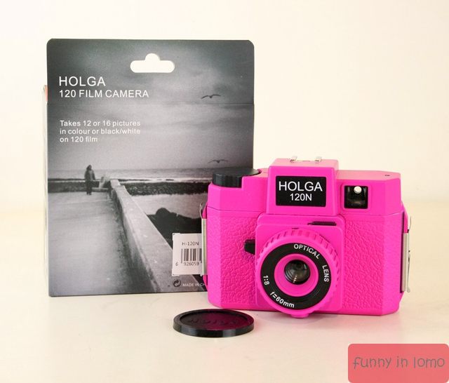 Holga120n camera light leakage master Black color version of plastic ...