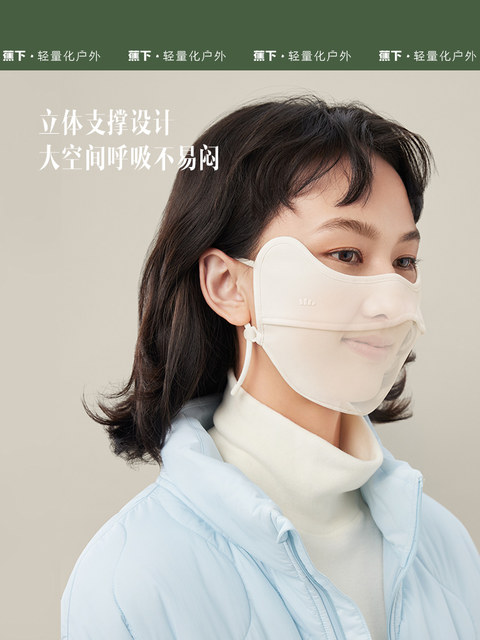 Banana sun protection mask autumn and winter thickened and warm women's ...