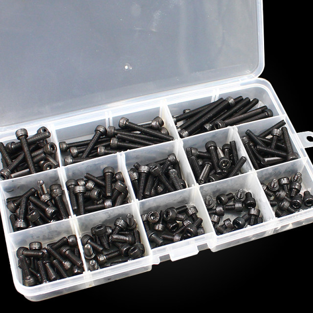 M3/4/5/6/8/10 high strength bolts 12.9/10.9 grade flat head round head hexagon socket screw set
