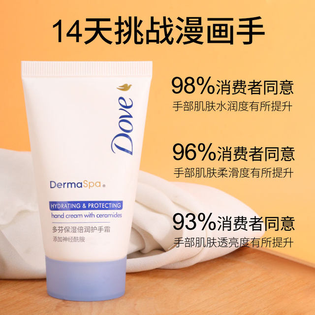 Dove Dove Hand Cream Hydrating Moisturizing Non-greasy Refreshing Non ...