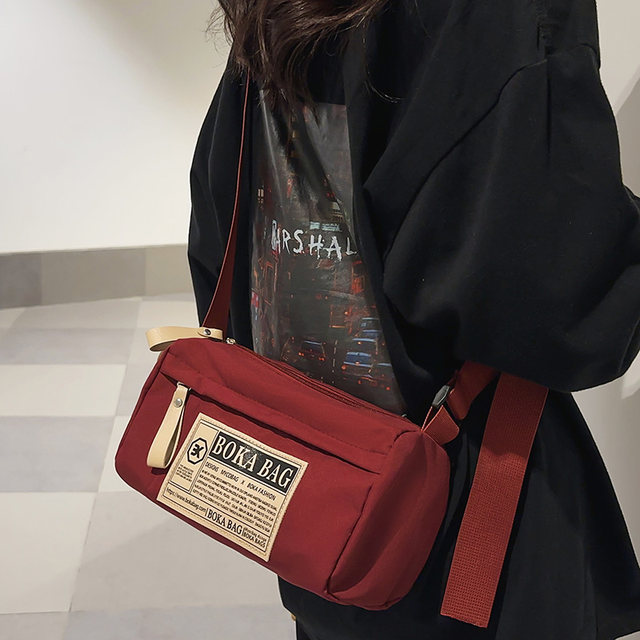 Japanese ins style small shoulder bag for men trendy brand niche design ...