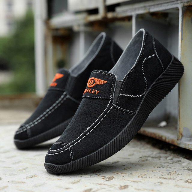 Old Beijing cloth shoes men's work shoes breathable versatile casual ...
