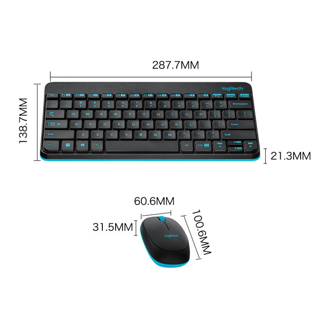 Logitech key mouse set keyboard mouse wireless MK245 computer game ...