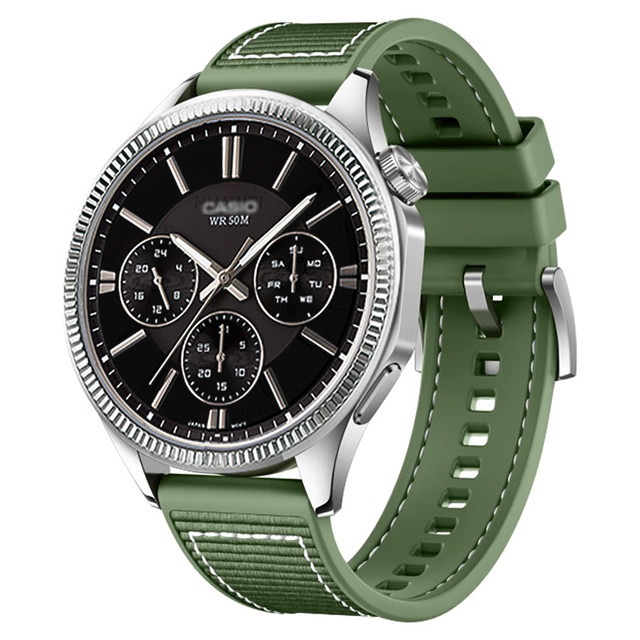 Watch strap men's composite braided silicone breathable watch chain ...