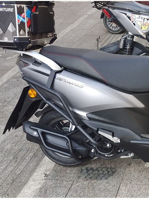 Suitable for Suzuki UY125 exhaust pipe protection bumper UU125 UE125 modification anti -drop ...