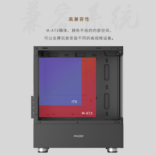 Peninsula iron box Bifang MINI sea view room case desktop computer main ...