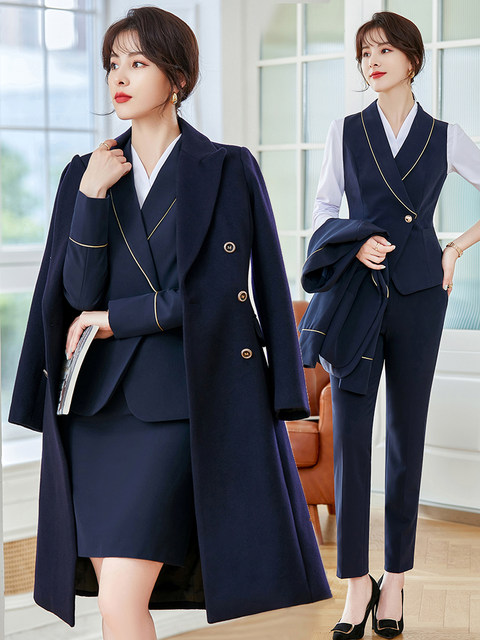 Suit set Women's Spring and Autumn High -end Hotel Manager Formulating ...