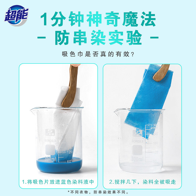 Super anti-cross-dye color-absorbing tablets, anti-cross-color color ...