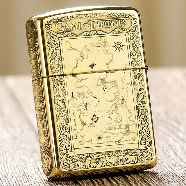 Playing a lighter zippo genuine ice and fire song Zoop windproof coal ...
