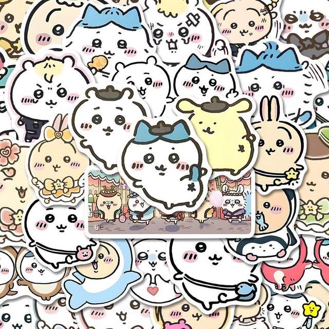 Chikawa Creative Children's Sticker Gi Kai Kai Kai 200 Sheet DiY DIY ...