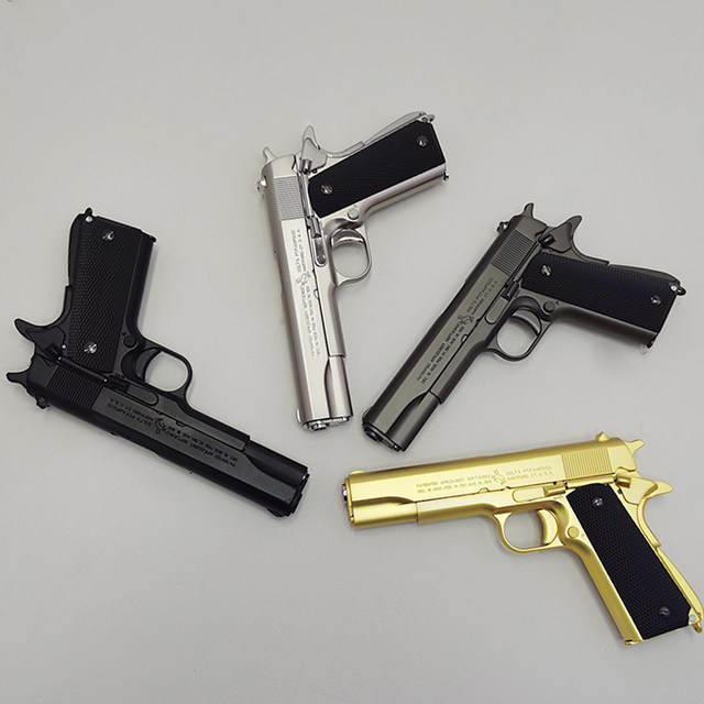 1:2.05 alloy military model Colt M1911 metal simulation ejection shell ...