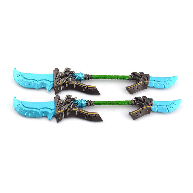 22cm Warcraft game peripheral all-metal weapon model Yunge sword blade halberd zinc alloy ...