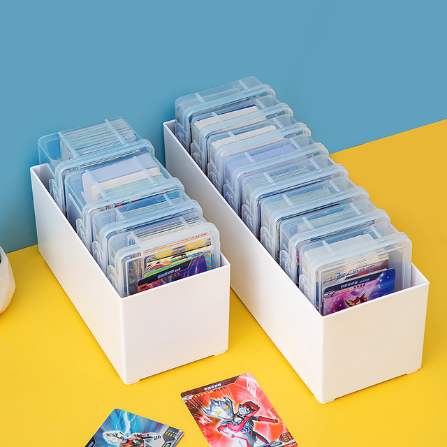 Large-capacity Ultraman card storage box card Yu-Gi-Oh Pokémon card box ...