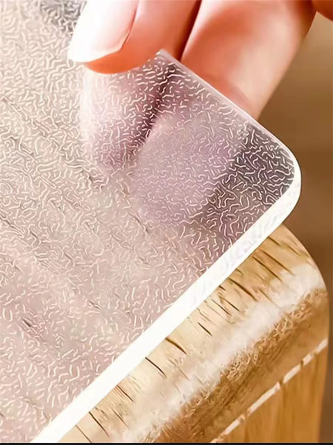 Soft plastic glass transparent table mat PVC tablecloth waterproof anti ...