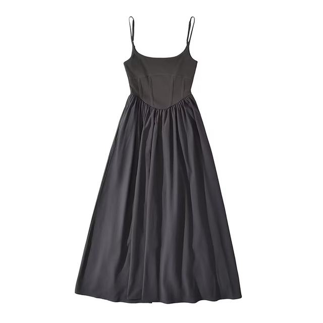 Street shooting Internet celebrity waist sexy fishbone splicing U-neck ...