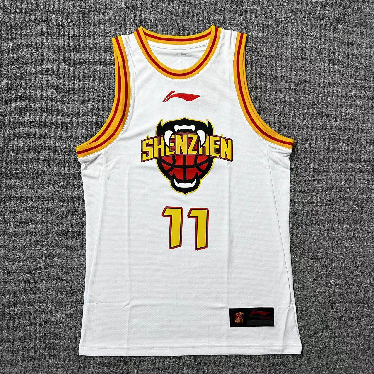 Li Ning CBA sponsoring Shenzhen team player Shen Zijie basketball ...