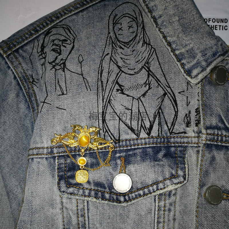 New and authentic Profound Aesthetic Hand Art Knife Cut Hand Drawn ...