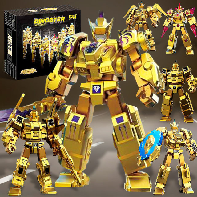 Quantum team building block puppet fitting robot assembly toys boy fit ...