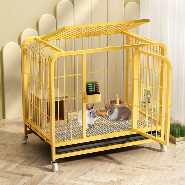 Rabbit cage home large villa indoor cat and dog cage Dutch pig guinea ...