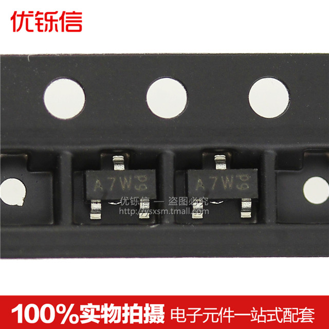 Bav99 Printed A7W Surface-Mount Transistor Sot-23 Whole Package (50 Pieces)