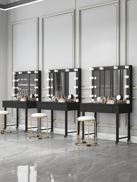 Photo studio makeup mirror with drawer principal makeup desk studio ...