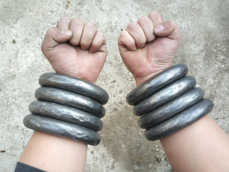 Kung Fu Iron Ring - Forging Training Ring - Water on Three Sides