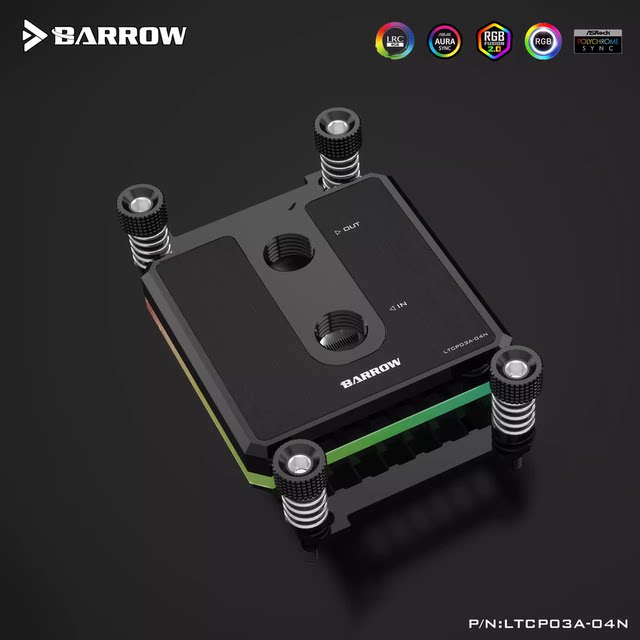 BARROW Intel platform AMD jet type micro -water channel pure copper CPU ...